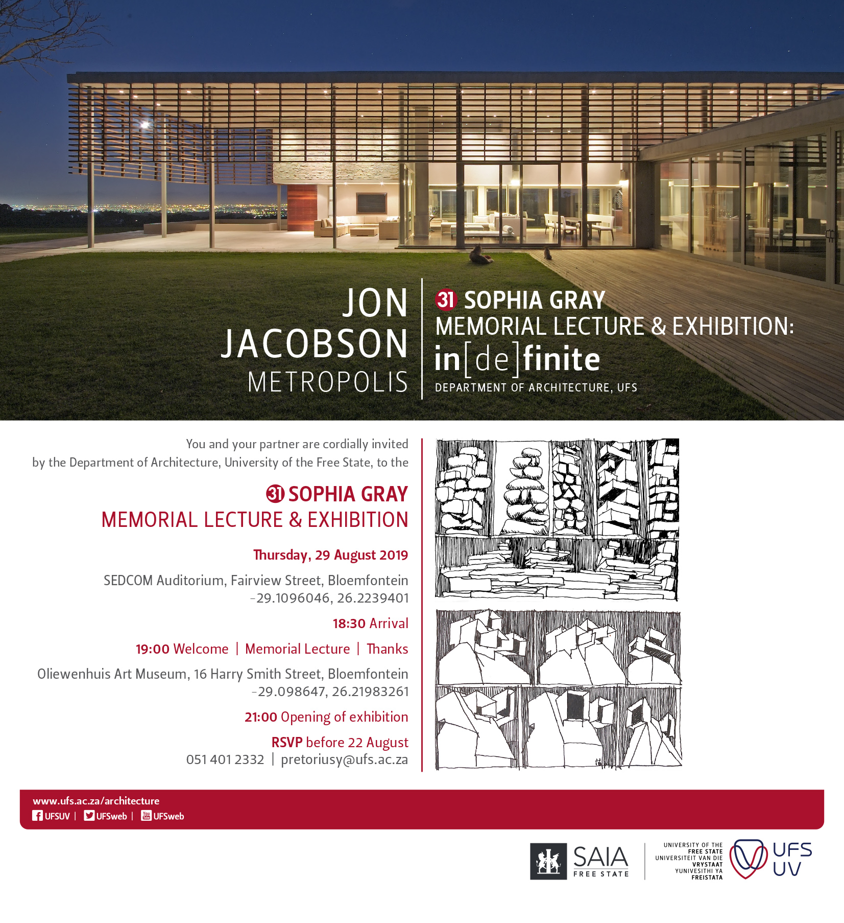 Sophia Gray Memorial Lecture - 29 August 2019 - SAIA fs|nc